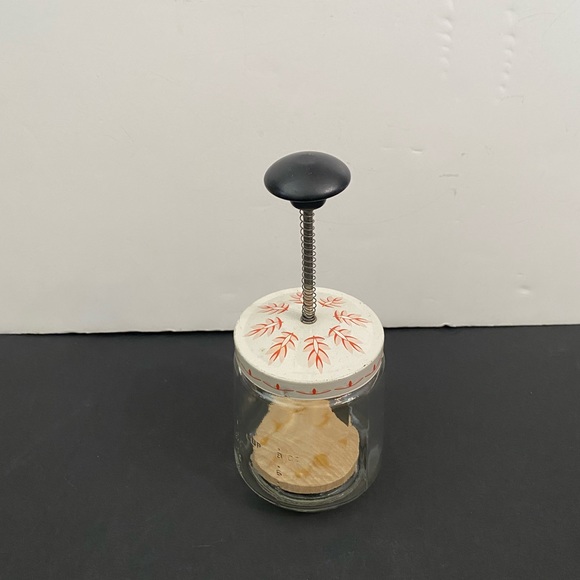 Androck | Kitchen | Vintage 94s Nut Food Chopper Glass Jar | Poshmark